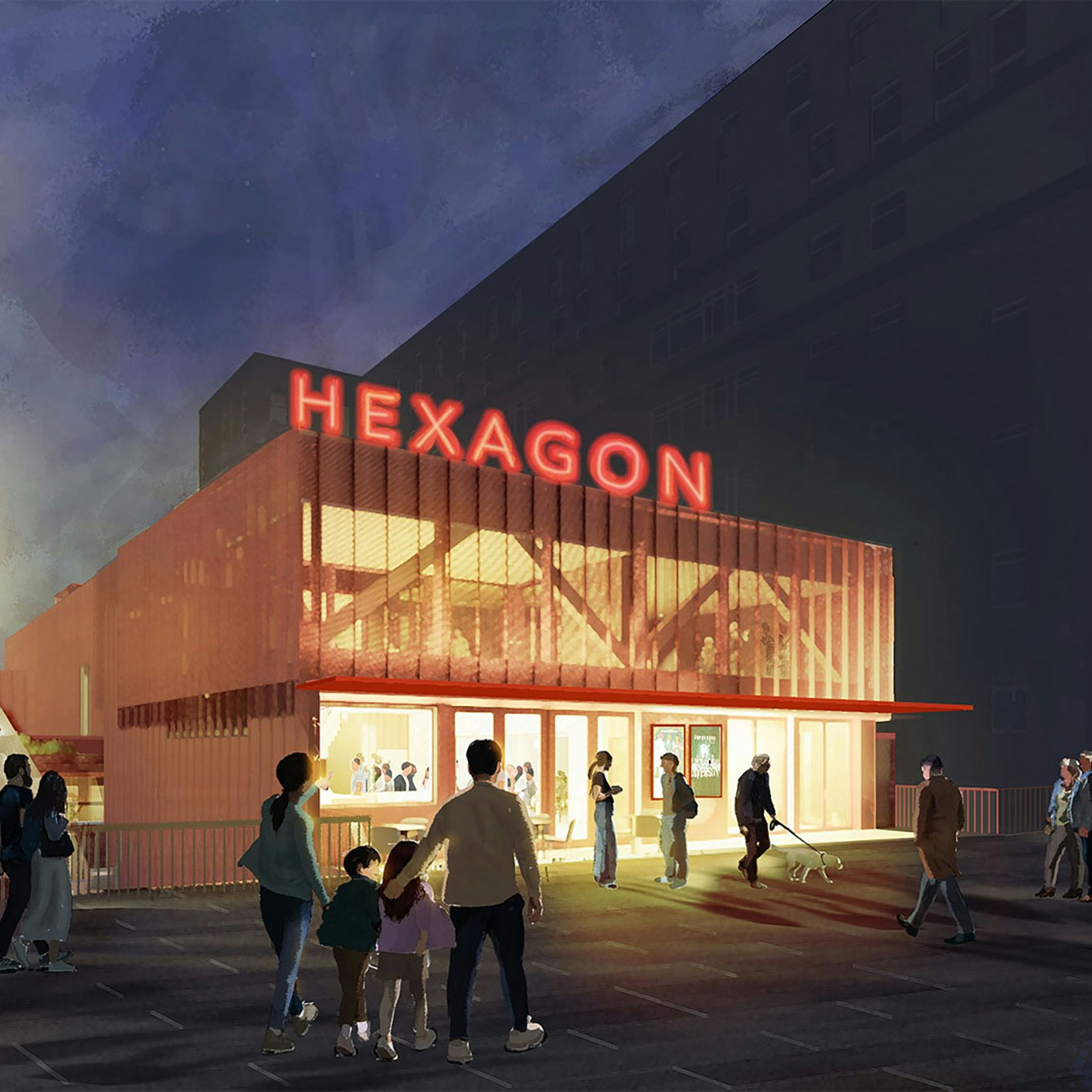Green Light for Hexagon studio theatre in Reading. - Haworth Tompkins