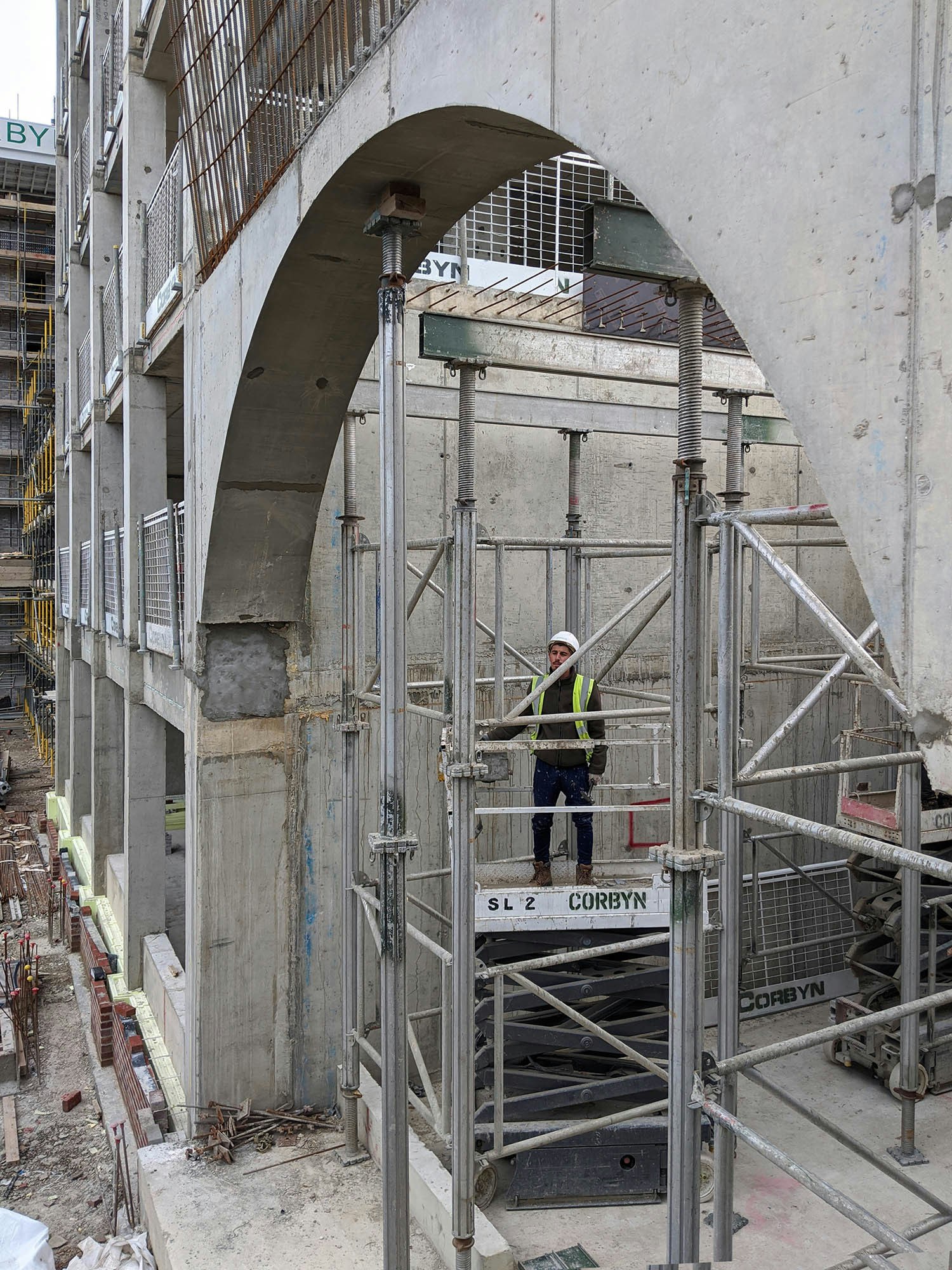 Precast panels - Haworth Tompkins